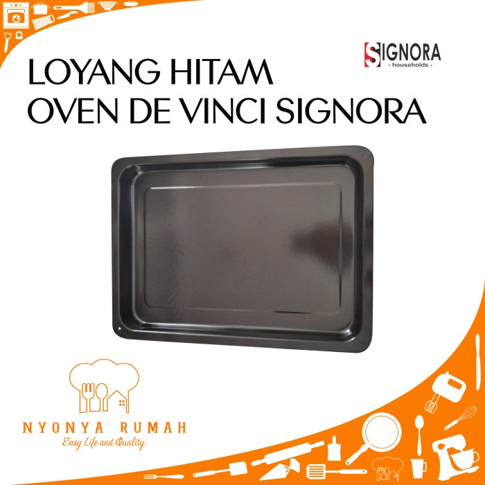 Jual Loyang Hitam Oven De Vinci Signora | Shopee Indonesia