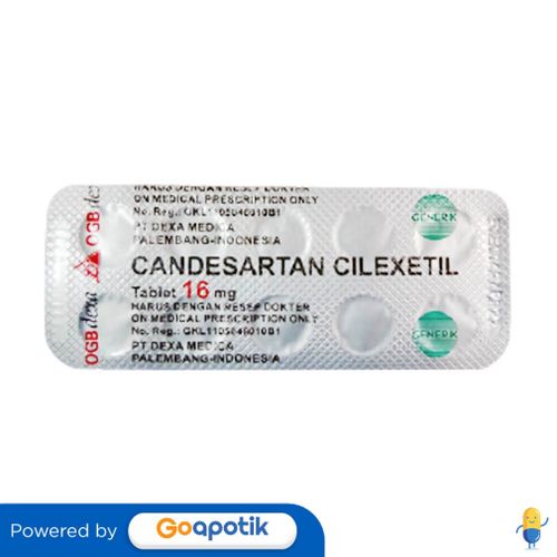 Jual CANDESARTAN OGB DEXA MEDICA 16 MG STRIP 10 TABLET | Shopee Indonesia