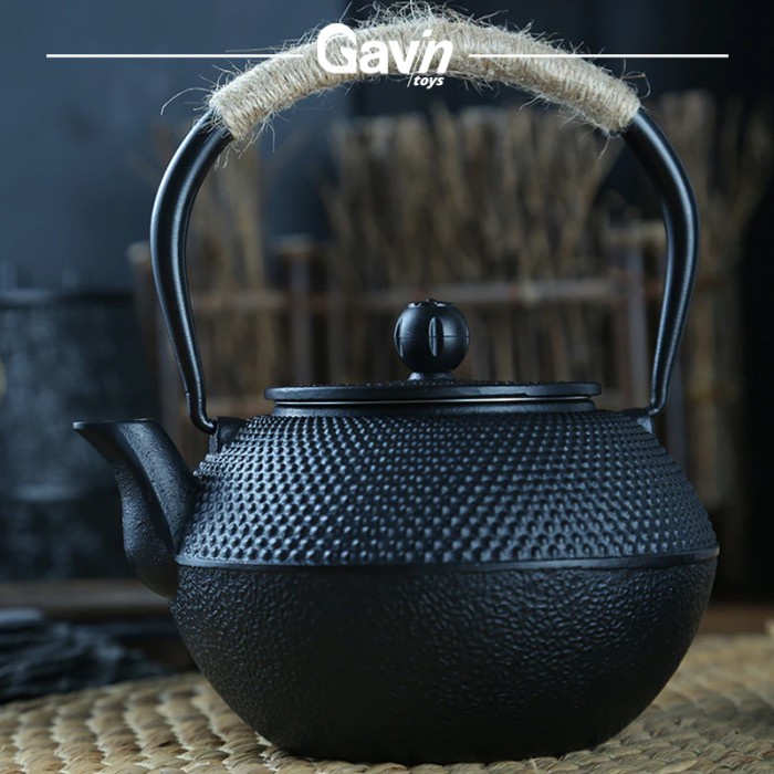 Jual Teko Teh Saringan 1200Ml Japanese Iron Tea Pot Infuser Kettle Besi ...