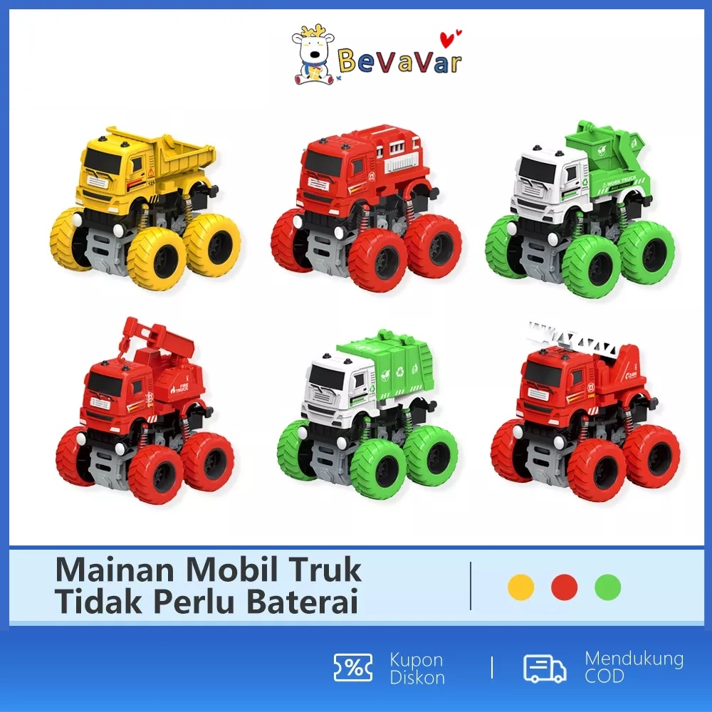Jual BEVAVAR Mainan Mobil Anak Monster Zap Jip/ Mainan Mobil Truck ...