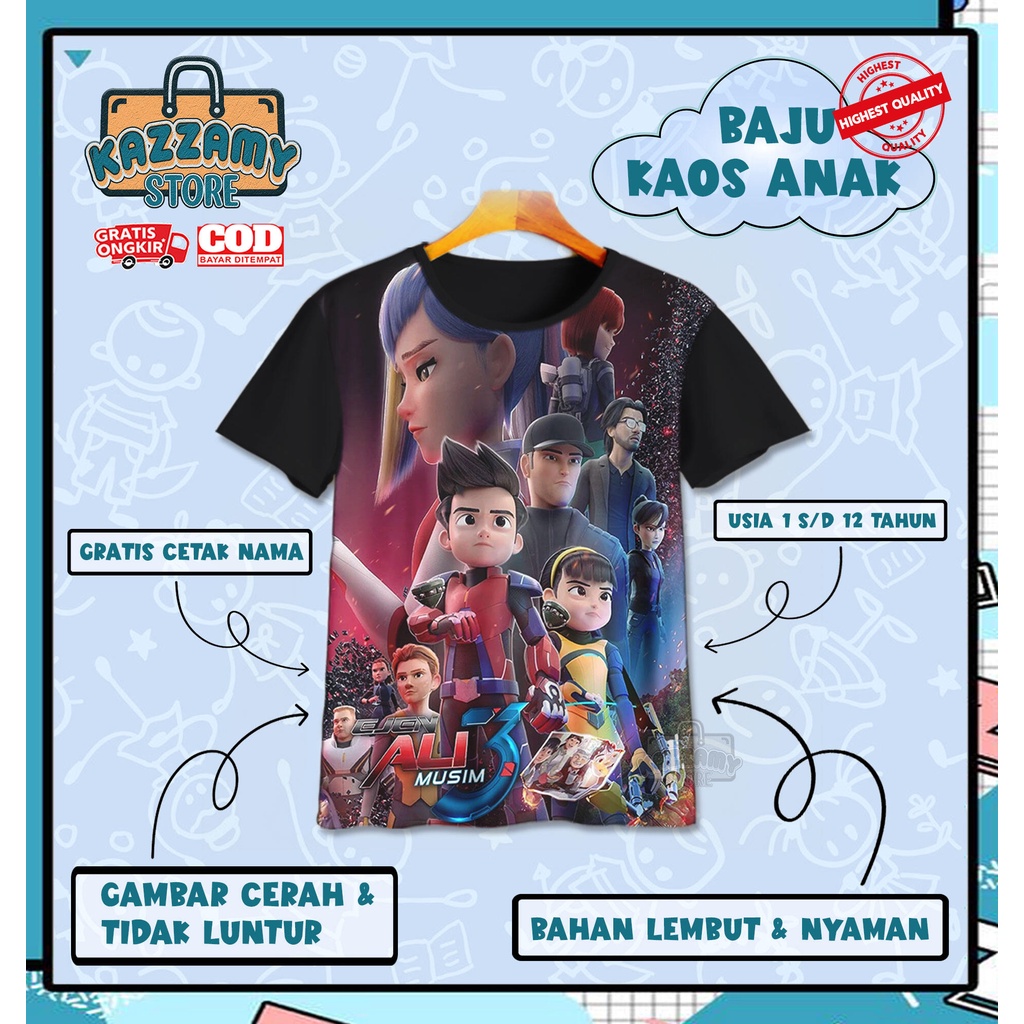 Jual Baju Kaos Anak 3D Kaos Anak Anime Ejen Alicia v10 Baju Anak Ejen ... Jual Baju Kaos Anak 3D Kaos Anak Anime Ejen Alicia v10 Baju Anak Ejen ...
