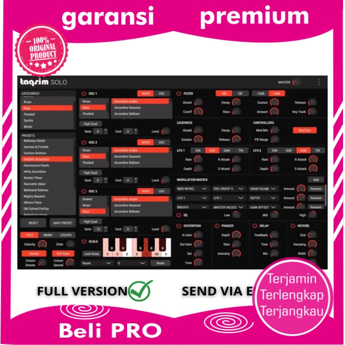 Jual ^_^ Taqsim Solo V1 Vst Plugin Virtual Instrument That ...