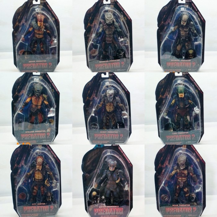 Jual Neca predator 2 Scout city warior Stalker Sharman lost action ...