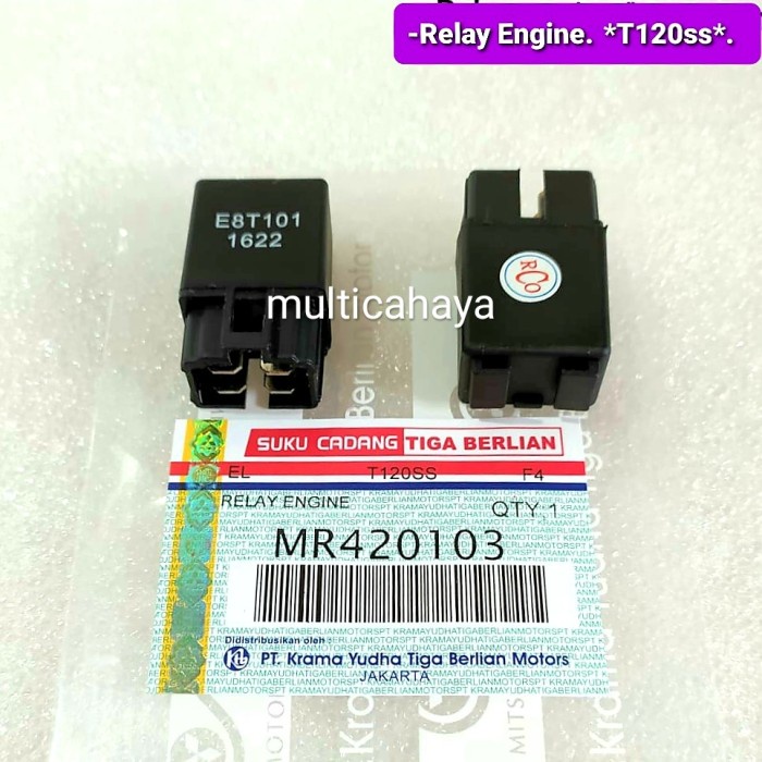 Jual Relay Engine Mitsubishi T120Ss Injeksi Mr420103 Kode Br03 | Shopee ...