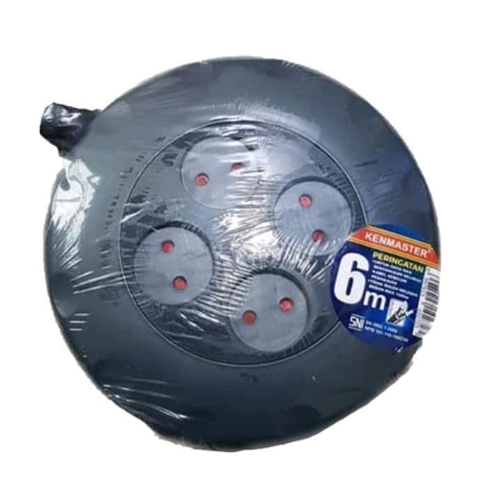 Jual Kenmaster Kabel Roll 6 Meter - Hitam | Shopee Indonesia