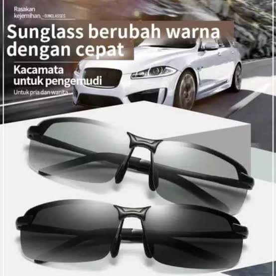 Jual Discount Kacamata Anti Silau Siang Dan Malam Kaca mata Sunglasses Pria Wanita /KACAMATA ...