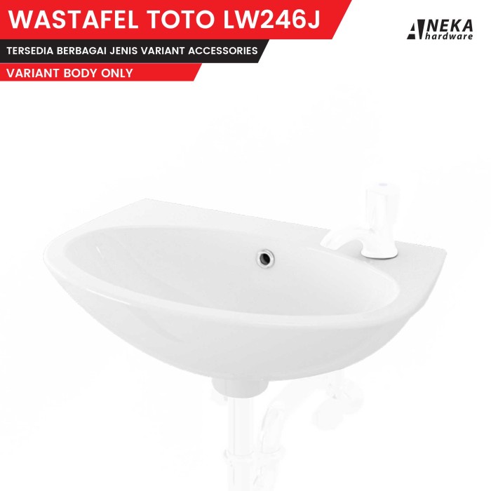 Jual Wastafel Set / Paket Complete Washtafel Toto Lw 246 J Bestseller ...