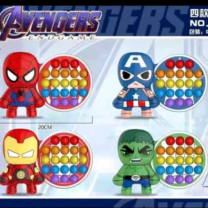 Jual MAINAN POP IT VIRAL FIDGET TOYS AVENGERS POP IT AVANGERS | Shopee ...