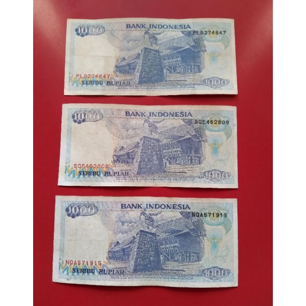 Jual Uang Kertas Kuno 1000 rupiah LOMPAT BATU | Shopee Indonesia