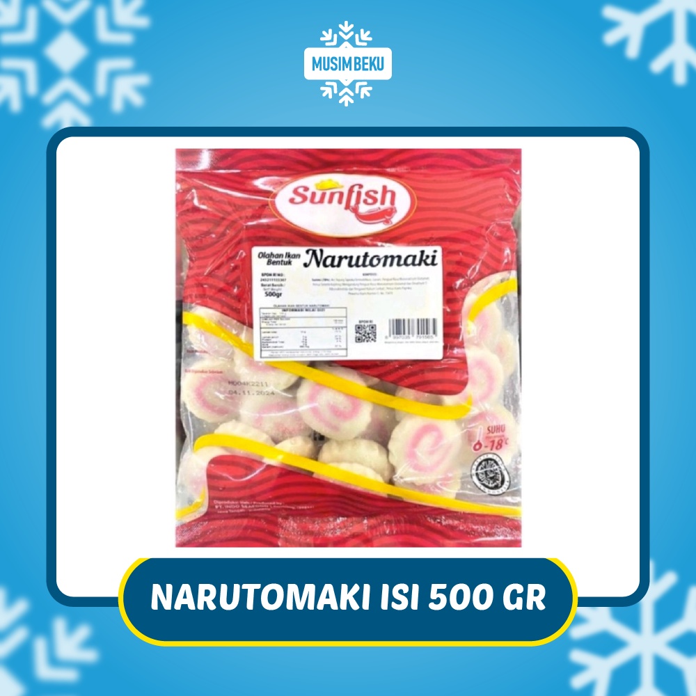 Jual Sunfish Narutomaki Isi 500Gr Topping Ramen Atau Fish Cake Jepang ...