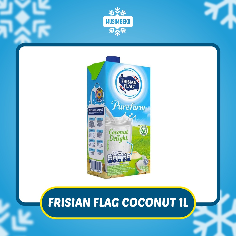 Jual Frisian Flag Coconut 1L Susu Kelapa Coconut | Shopee Indonesia