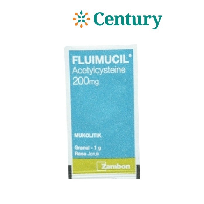Jual FLUIMUCIL 200MG SERBUK SACHET / BATUK BERDAHAK / N ACETHYLCYSTEIN ...
