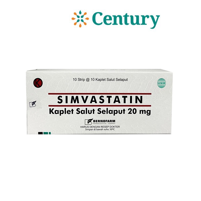 Jual SIMVASTATIN 20 MG / KOLESTROL / HYPERKOLESTROL | Shopee Indonesia