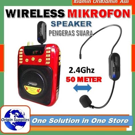 Jual Mikrofon Wireles Mic Pengeras Suara Tour Guide Dosen Speaker ...