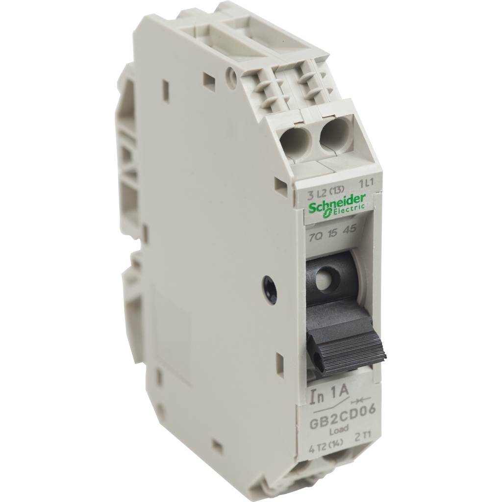 Jual Schneider GB2CD06 Thermal magnetic CB TeSys GB2 1P+N 1A 50 kA 240v ...