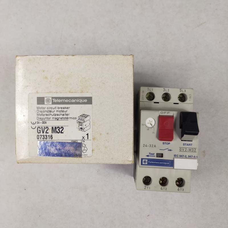 Jual Schneider GV2M32 TeSys GV2 Circuit Breaker 24-32A screw terminal ...