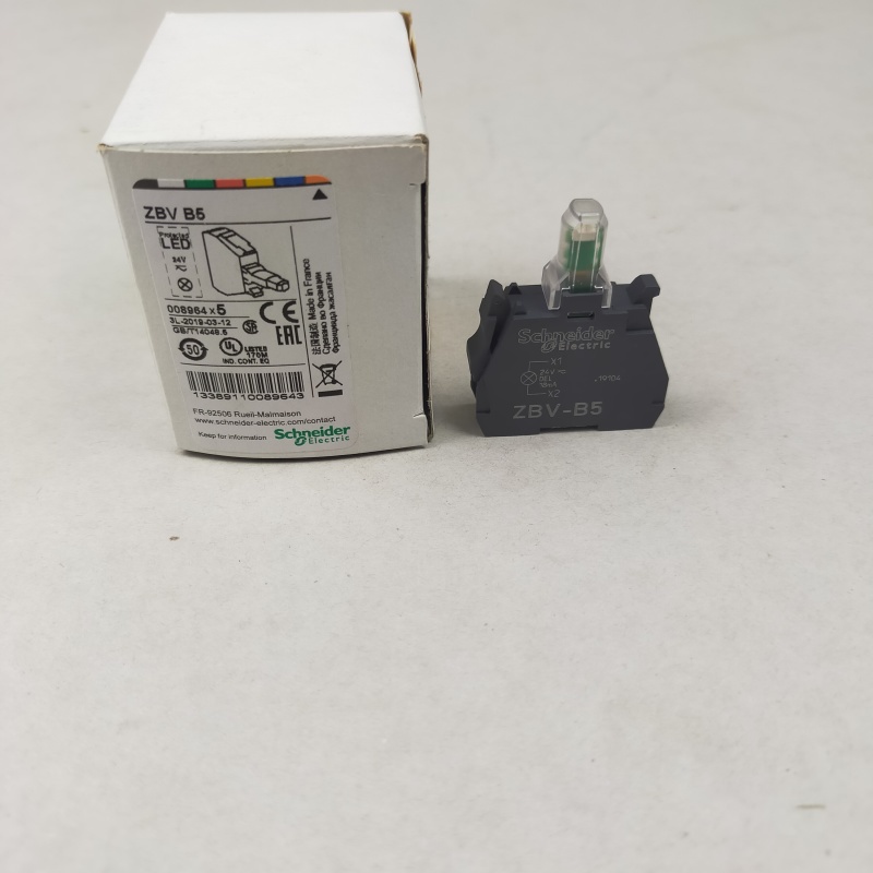 Jual Schneider ZBVB5 Head Light Block 22mm Integral LED 24V Screw ...