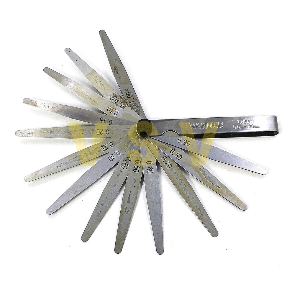 Jual BRANDS FESTIVAL VANDER Fuller gauge Feeler gauge 13 blades ...