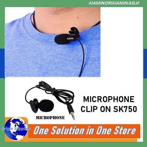 Jual Mini Microphone Clip On Mic Sk750 Original | Shopee Indonesia