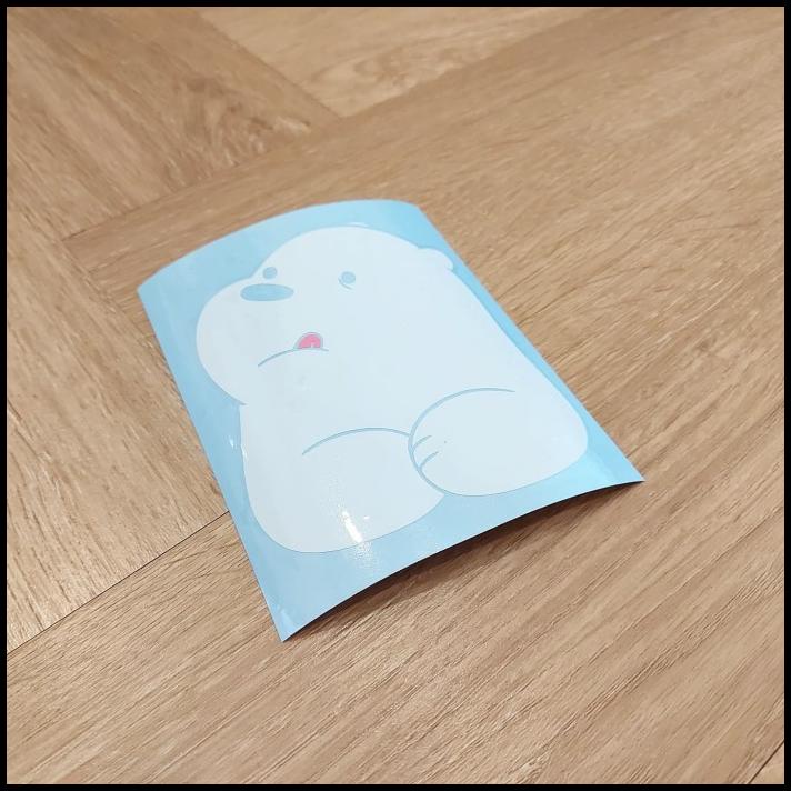 Jual GRATIS ONGKIR STIKER TUTUP TANGKI BENSIN MOBIL WE BARE BEARS ICE ...