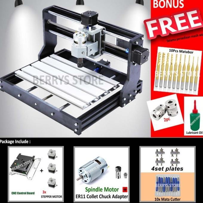 Jual MESIN CNC MINI ROUTER MILLING CUTTING GRAFIR PCB KAYU AKRILIK ...