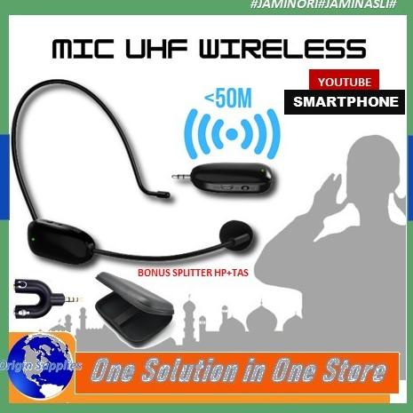Jual Mikrofon Mic Bando Wireless 2.4Ghz Presentasi Tour Guide Imam ...