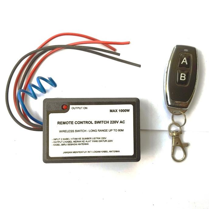 Jual Remote Control Switch 220V Saklar Remot Jarak Jauh sd 80 meter ...