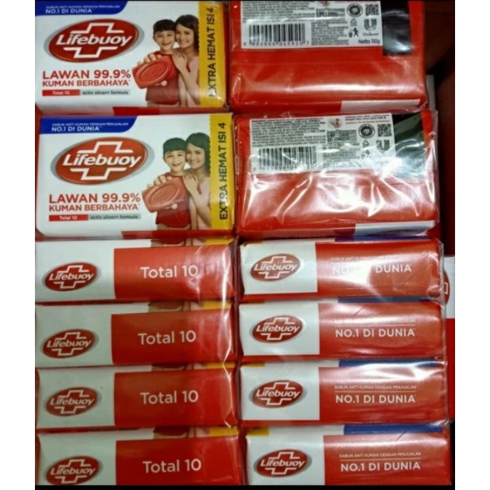 Jual lifebuoy batang 4x110 gram merah | Shopee Indonesia