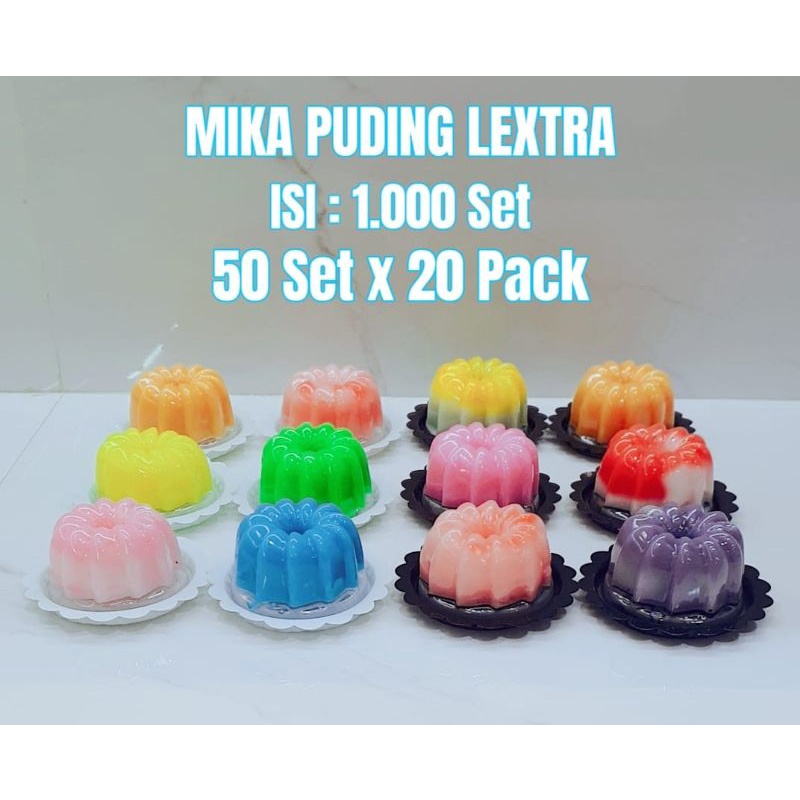 Jual Mika Pudding Lextra isi 50set | Shopee Indonesia