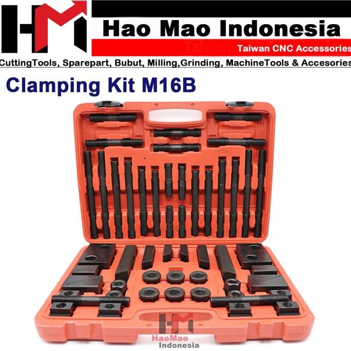 Jual Clamping Kit Box Clamping Kit M16 Clamp Set Penjepit Mesin Milling ...
