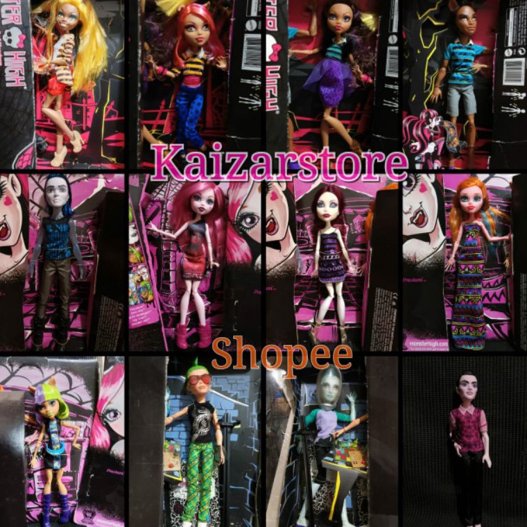 Jual ¯ Barbie Monster High 5 Maul Monsteristas Draculaura Invisi Billy ...