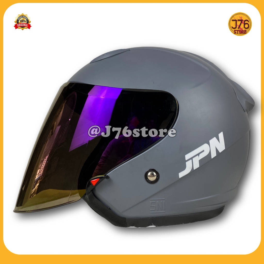 Jual Helmets Sepeda Motor Half Face Jpn Galaxy Solid Polos Original ...