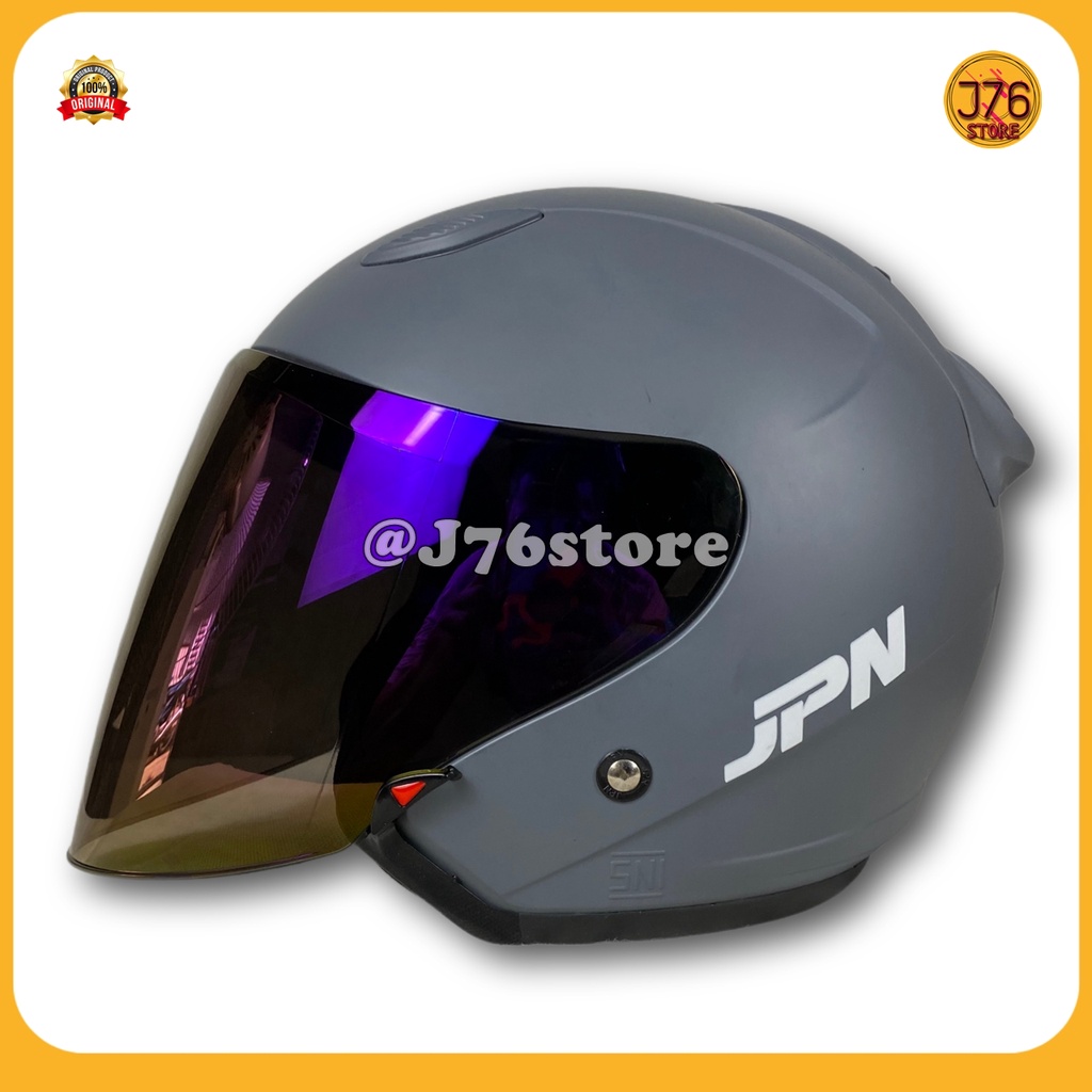 Jual Helmets Sepeda Motor Half Face Jpn Galaxy Solid Polos Original ...
