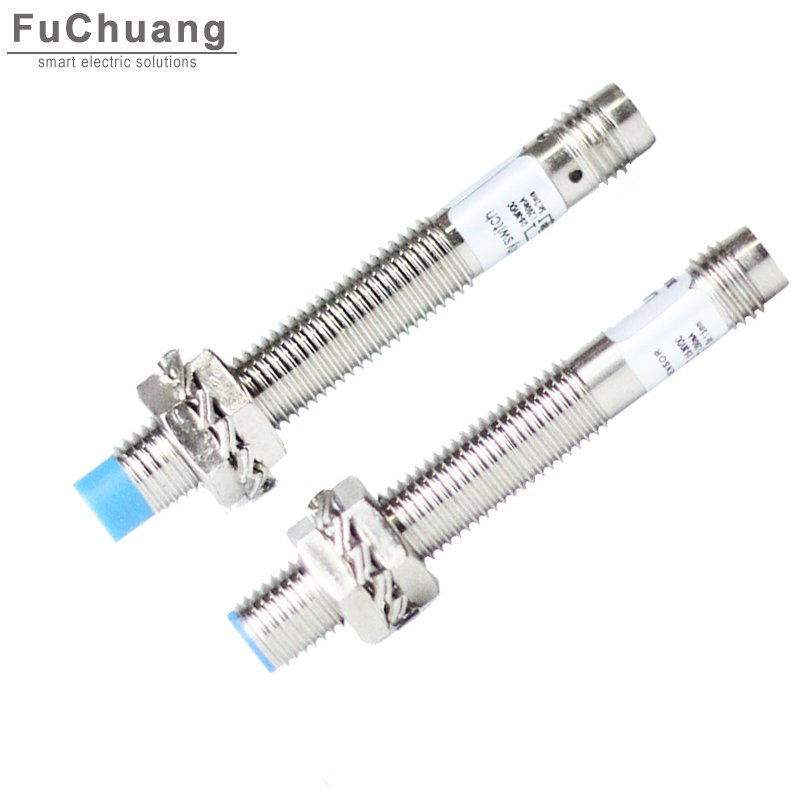 Jual &LM8 Induction Plug-in Proximity Sensor Switch 3-pin Sn: 1mm / 2mm ...