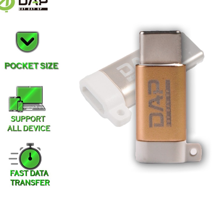 Jual Harga Promo DAP Zinc Alloy Micro 2.4 OTG Adapter Type- C – M01-C ...