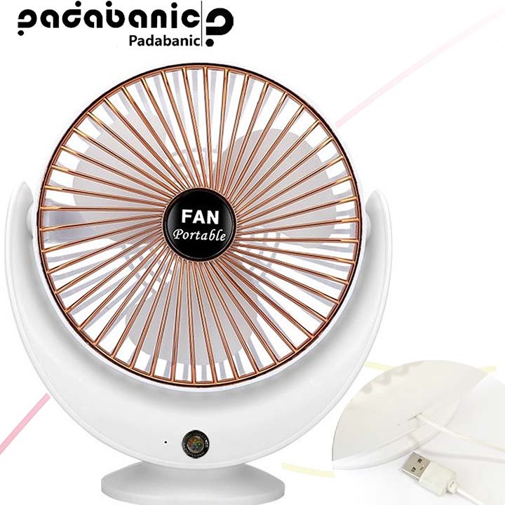 Jual Harga Heboh PADABANIC Kipas Meja USB Bentuk Lingkaran Fan Machine ...