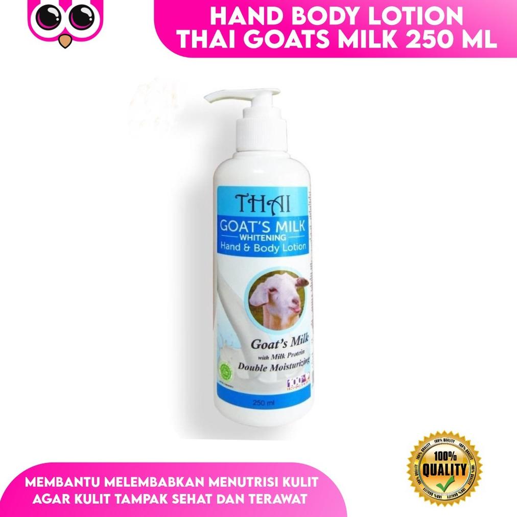 Jual Promo [ 250 Ml Lotion Goat ] Hand Body Lotion Thai Goats Milk ...