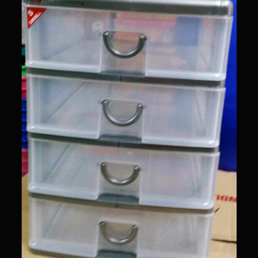 Jual Promo LACI MINI CONTAINER SUSUN 4 SHINPO 355 - 4 / TEMPAT SURAT A4 ...