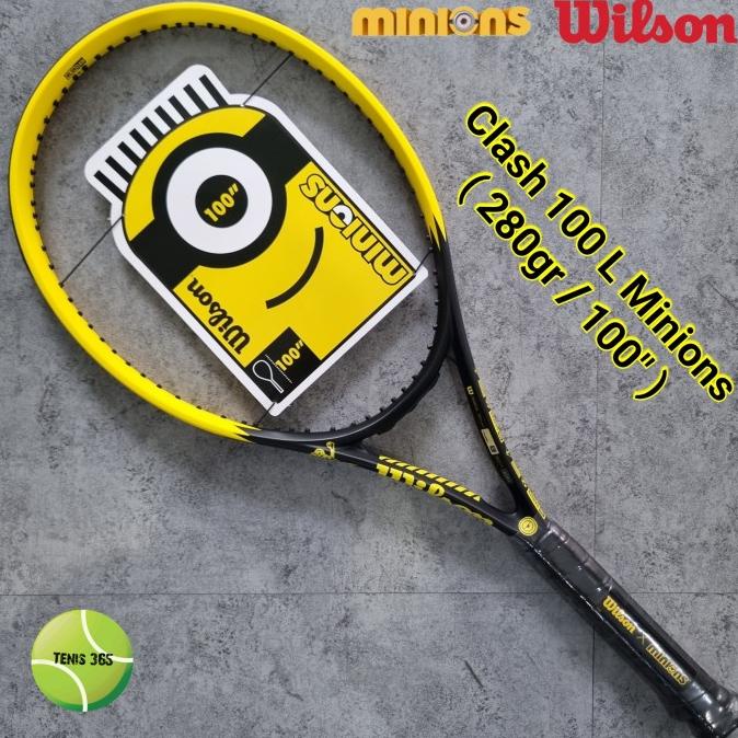 Jual RAKET TENIS WILSON CLASH 100L V2 MINIONS ( 280GR / 100" ) FILACOUNTER:SIMATUPANG | Shopee ...