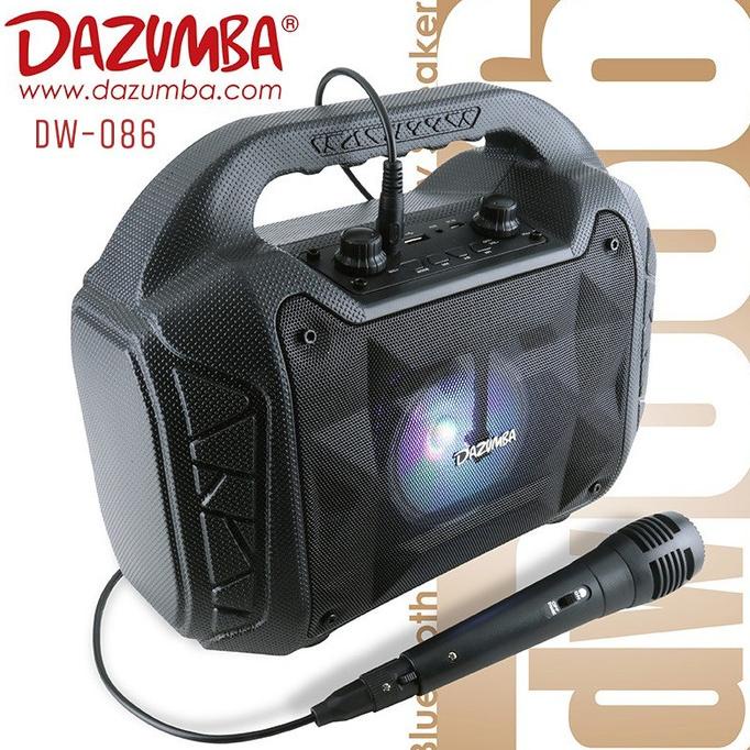 Jual Speaker Karaoke 1 Mic Bluetooth n Radio Dazumba DW086 | Shopee ...