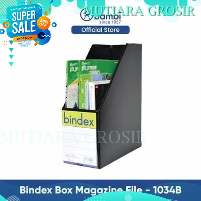 Jual BOX FILE BINDEX JUMBO BLACK 10 CM !! | Shopee Indonesia