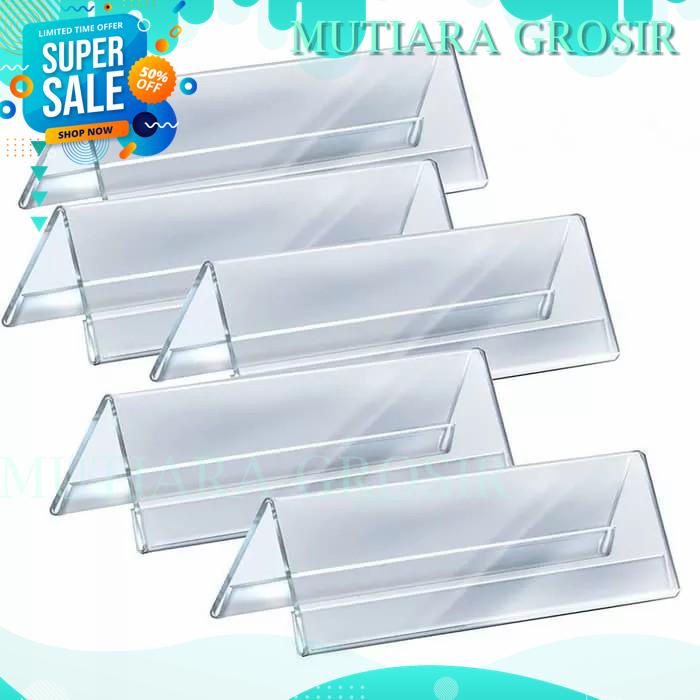Jual ACRYLIC DISPLAY MEJA UKURAN 7 X 30 CM !!! | Shopee Indonesia