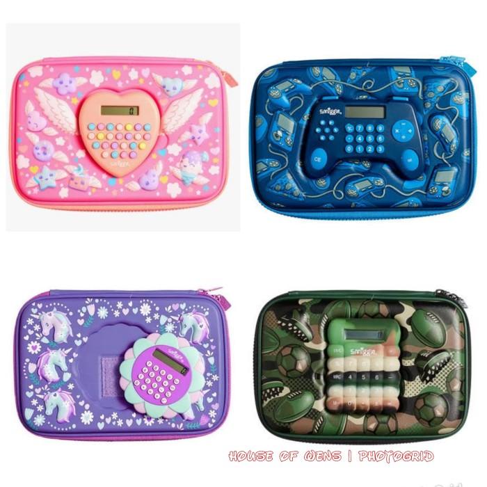 Jual SMIGGLE CALCULATOR TIMES HARDTOP PENCIL CASE - TEMPAT PENSIL ...