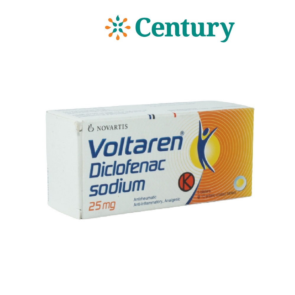 Jual VOLTAREN 1 STRIP 10 TABLET / DICLOFENAC SODIUM 25MG / INFLAMASI / NYERI / ANTI INFLAMASI ...