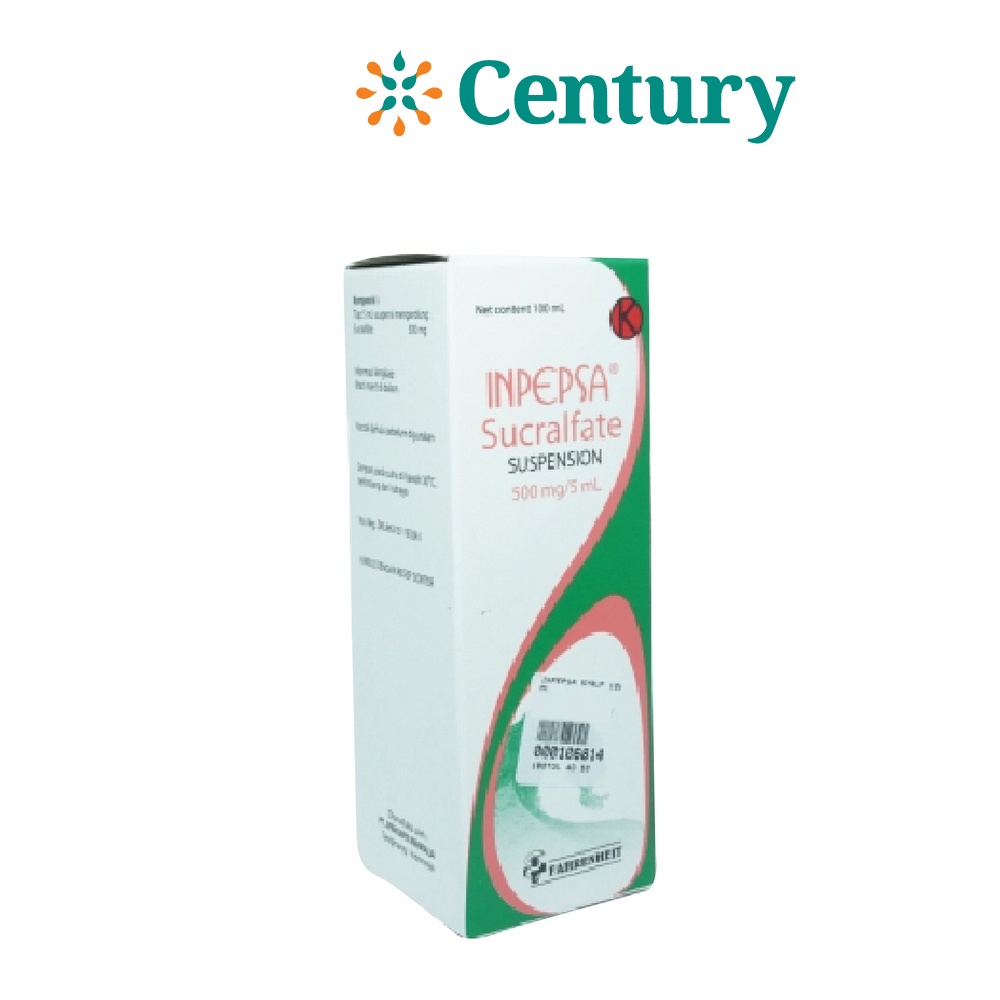 Jual INPEPSA 500 MG SIRUP 100 ML/SUCRALFATE/OBAT MAAG/PENCERNAAN ...