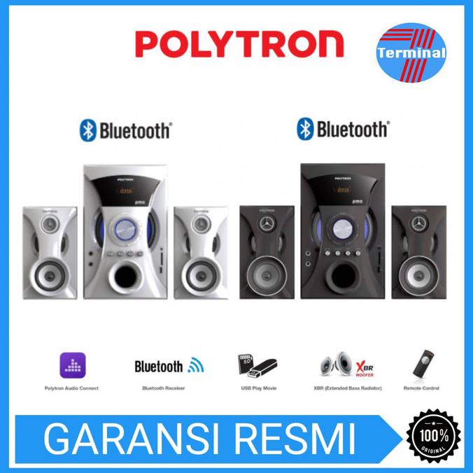 Jual POLYTRON MULTIMEDIA AUDIO PMA-9505 BLUETOOTH SPEAKER - SUBWOOFER ...