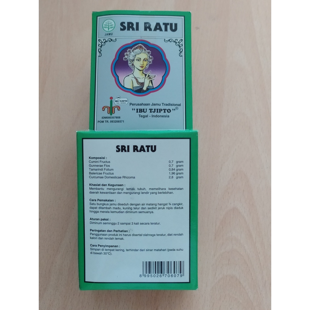 Jual JAMU TRADISIONAL IBU TJIPTO - SRI RATU SERBUK isi 10 saset ...