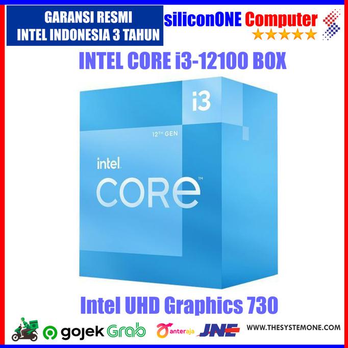Jual Intel Core i3-12100 Processor BOX Alder Lake LGA1700 12th | Shopee Indonesia
