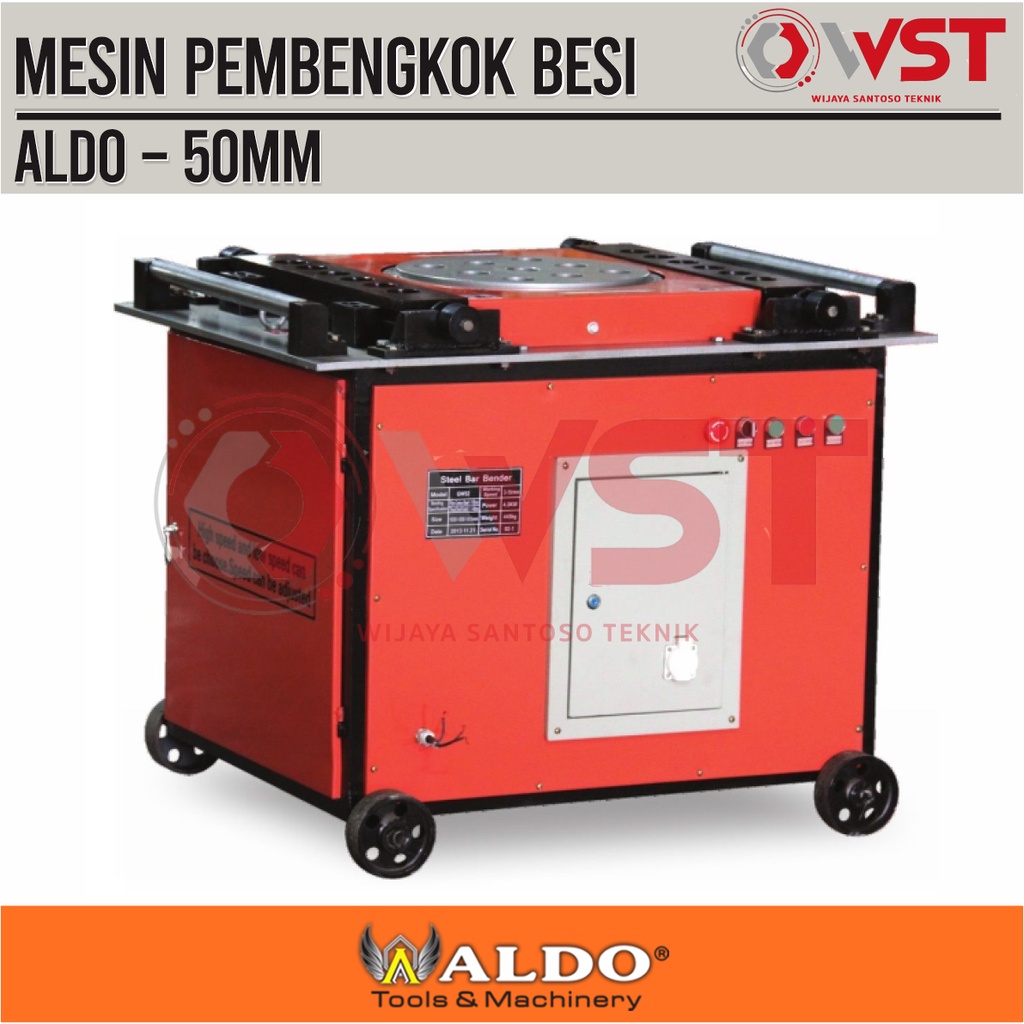 Jual Mesin Pembengkok Besi 50mm Aldo RB-50A / Rebar Bender 50 mm ...
