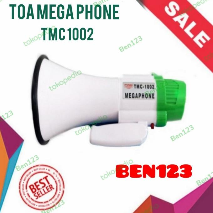Jual TOA Mega Phone TMC 1002 pengeras suara rechargeable, bisa rekam ...